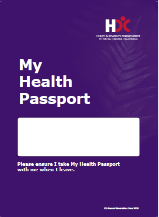 My Health Passport - A4 | Health and Disability Commissioner | Online ...